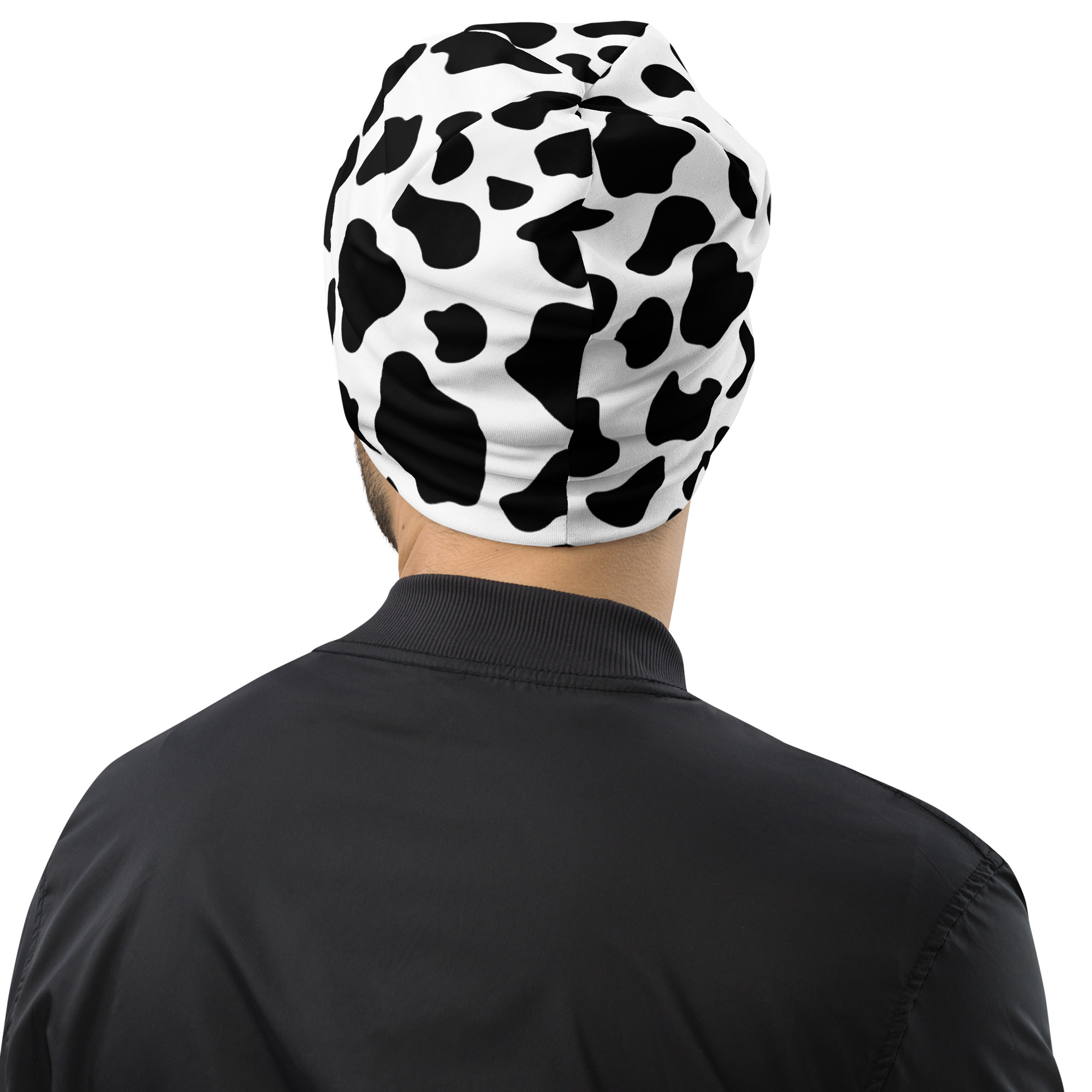 Cow Print Beanie - All About Cow Print